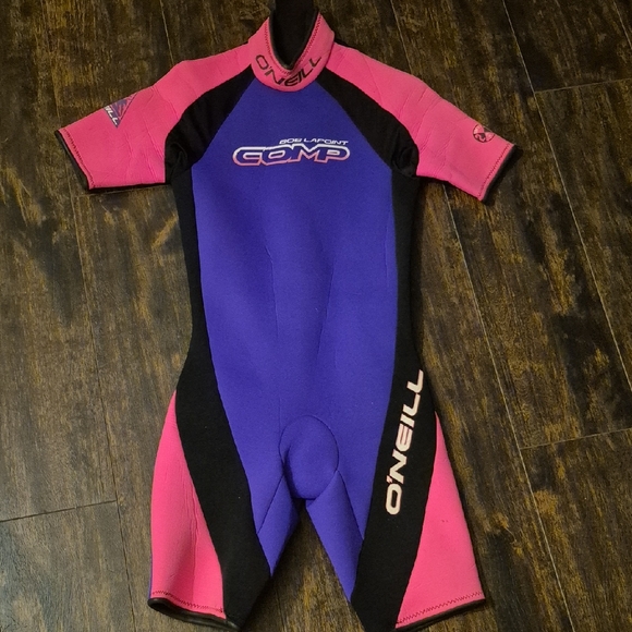 O'Neill | Swim | Vtg 9s Oneill Wet Suit M Neon Colorblock Bob Lapoint ...